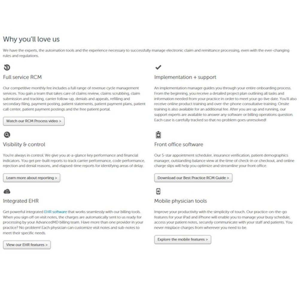 Best Medical Billing Service for Large Practices | AdvancedMD Review 2019