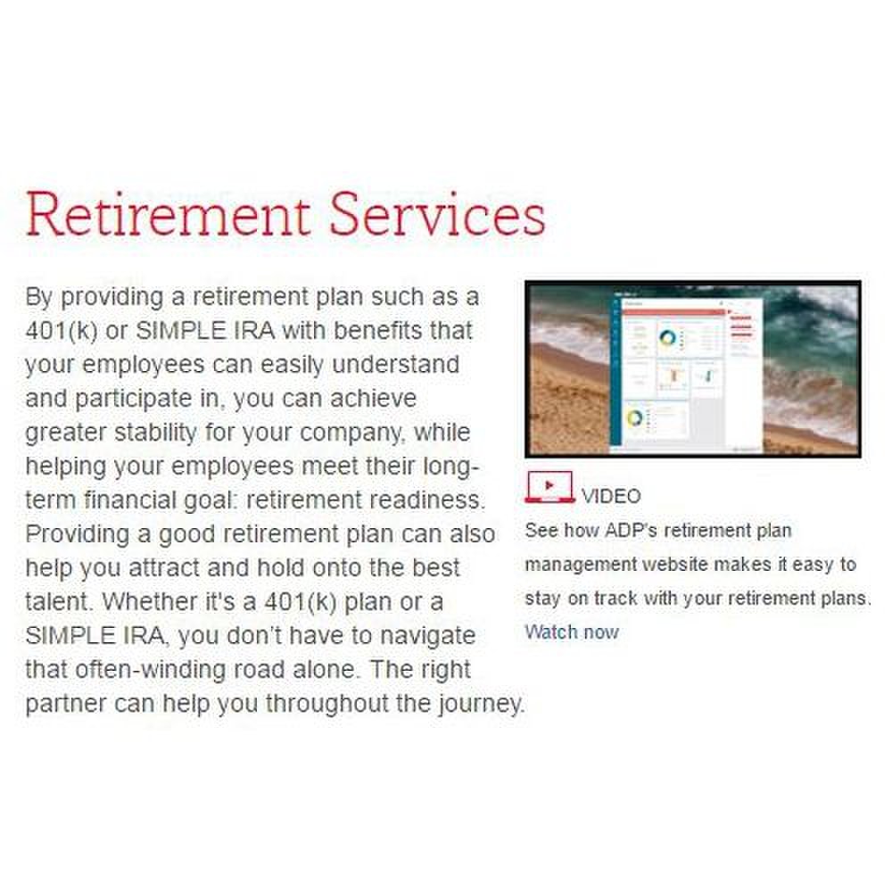 ADP Review 2018 | Best Retirement Plan