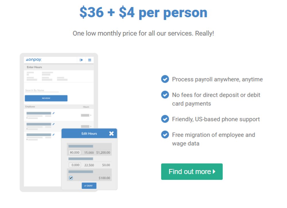 OnPay Review 2019 Online Payroll Service Reviews